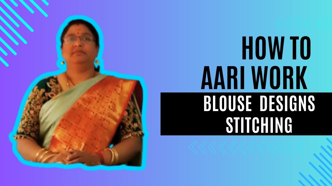 How To Put Aari Work Design in Aari Cot (simple Design) - YouTube