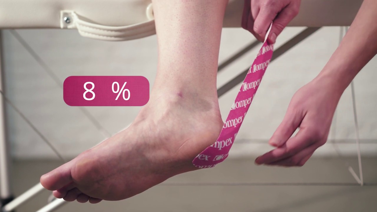 Compex Tape - Tendinite dell’Achilleo - YouTube