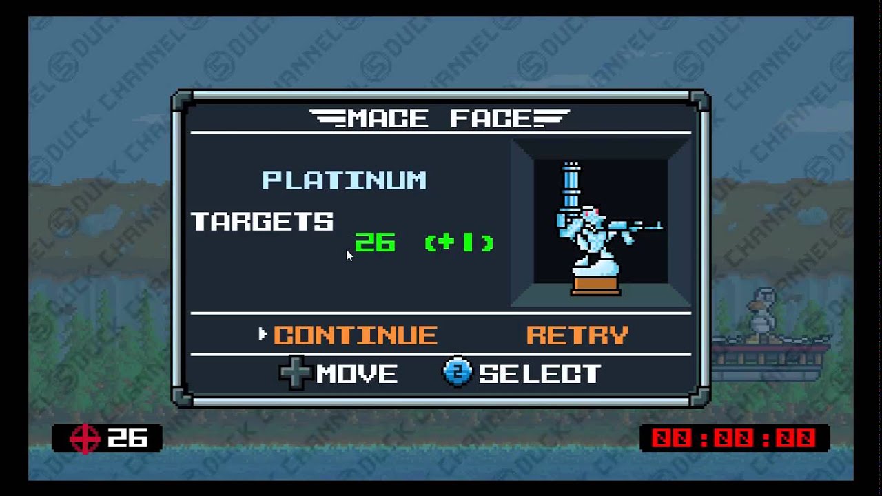 Duck game platinum trophy mace face - YouTube