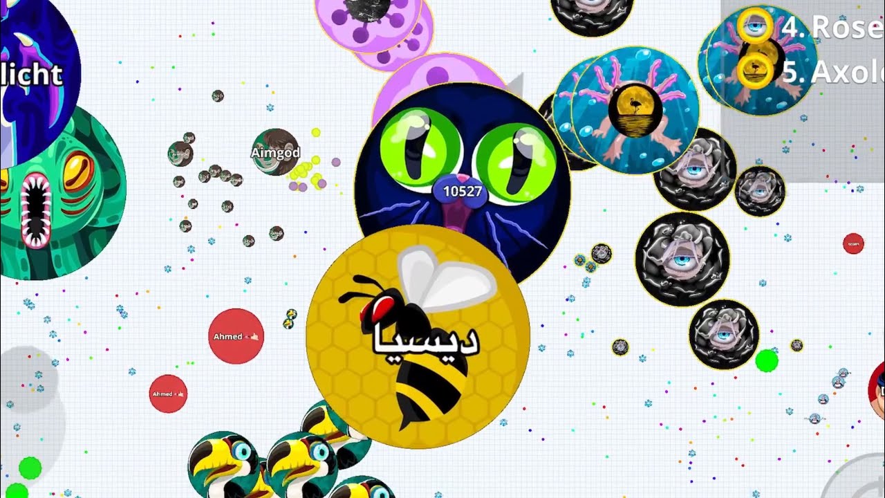 Dominating servers ( Agar.io.io Mobile) #agario - YouTube