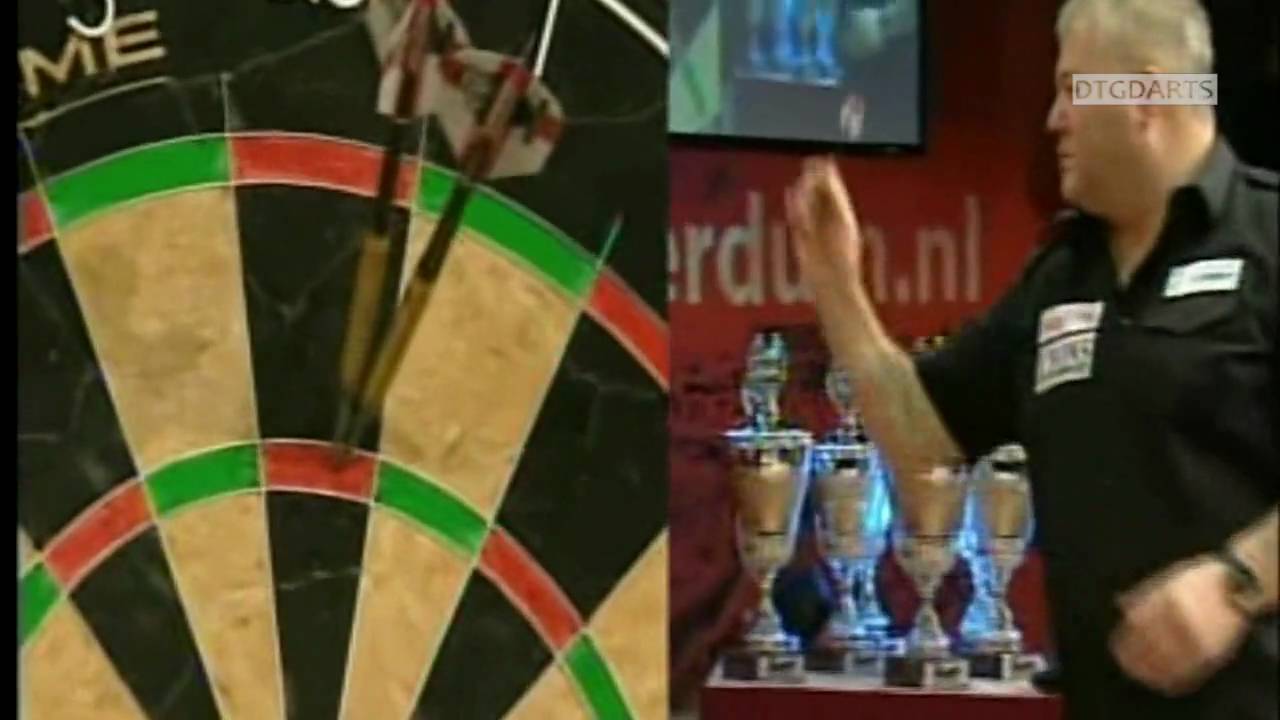 Darryl Fitton's 9 darter at the Zuiderduin Masters 2009 - YouTube
