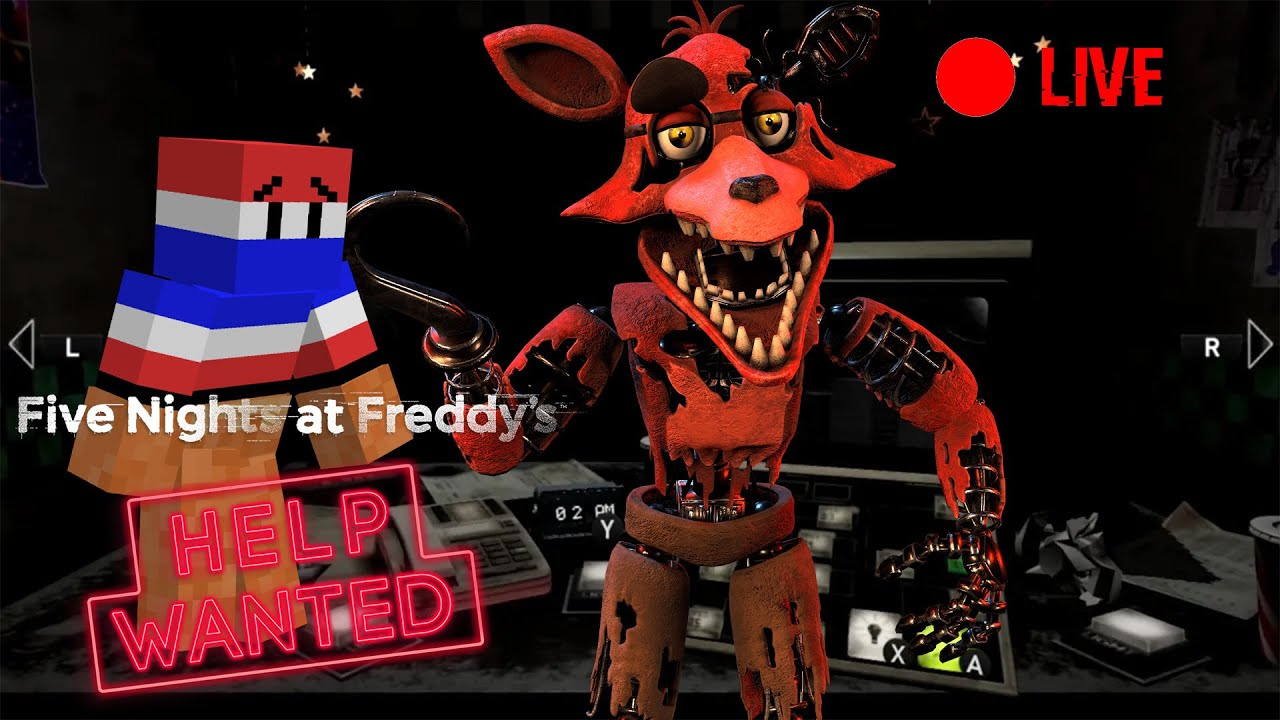 Playing FNAF HELP WANTED On Switch AGAIN LIVE! - YouTube