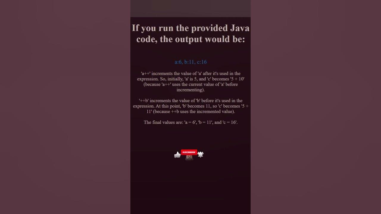 Day2 Java Short Education Javaquiz Coding Youtube