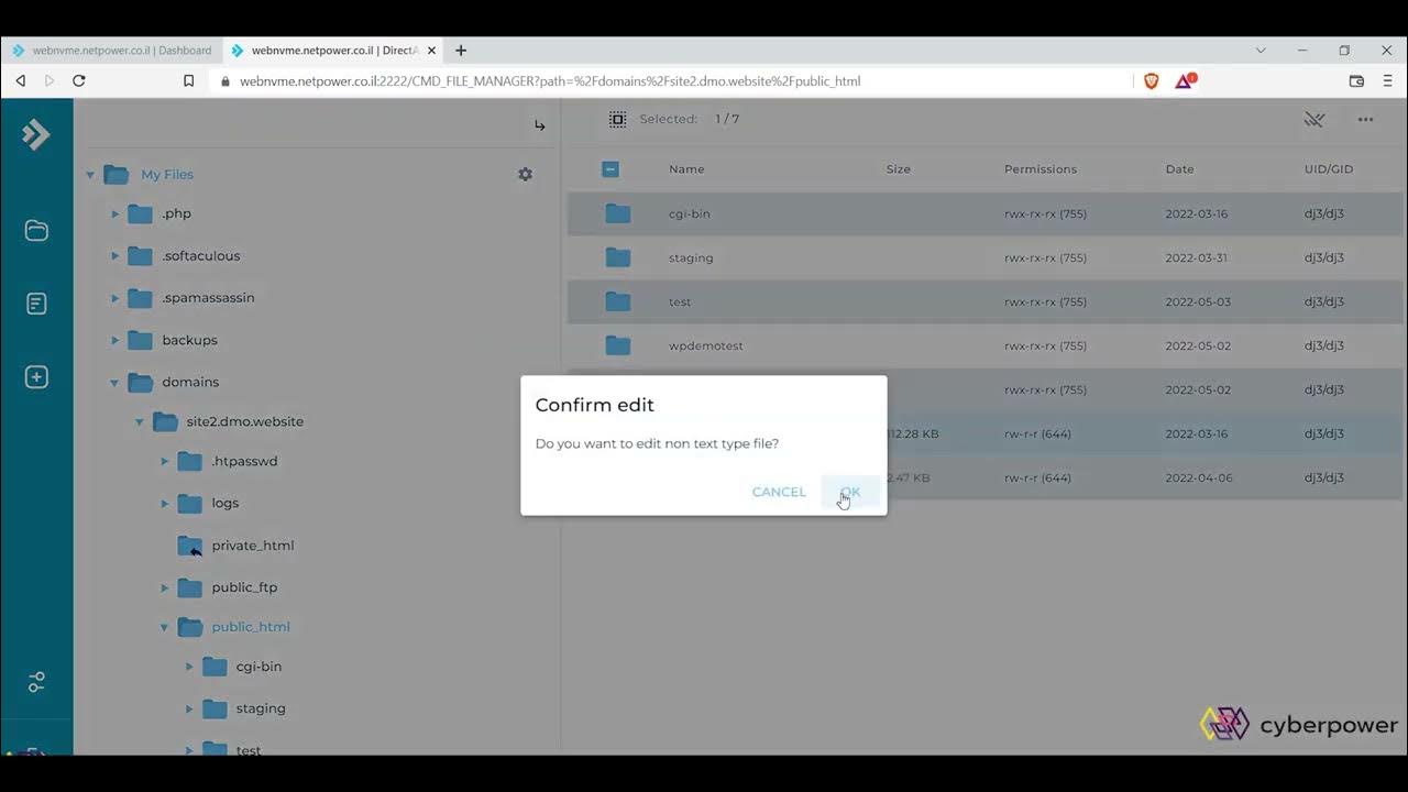 How to Edit File in DirectAdmin -Voxfor - YouTube