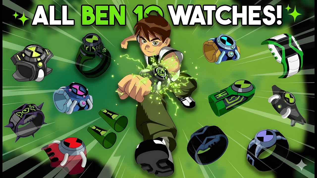 Every Ben 10 Watch Ever Made EXPLAINED! (Omnitrix, Ultimatrix ...