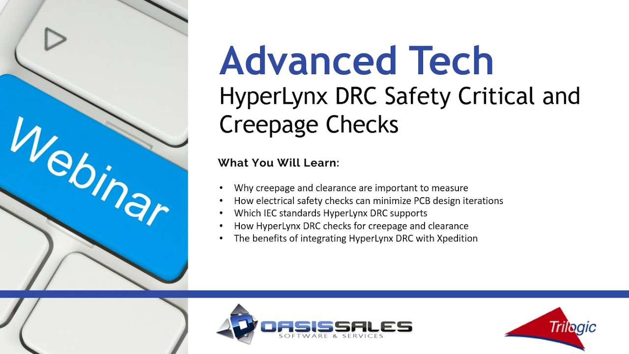 HyperLynx DRC Safety Critical and Creepage Checks - YouTube