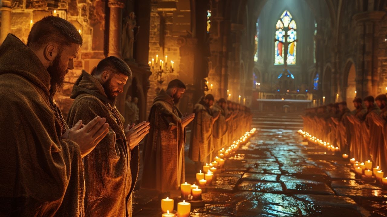 Gregorian Chant of the Lord’s Prayer ️ Sacred Latin Hymn “Sanctificetur ...