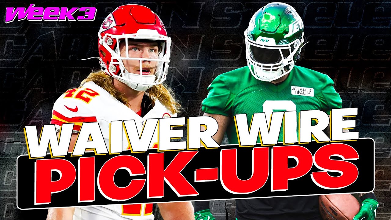 15+ MUST ADD Waiver Wire Players for Week 3 - YouTube