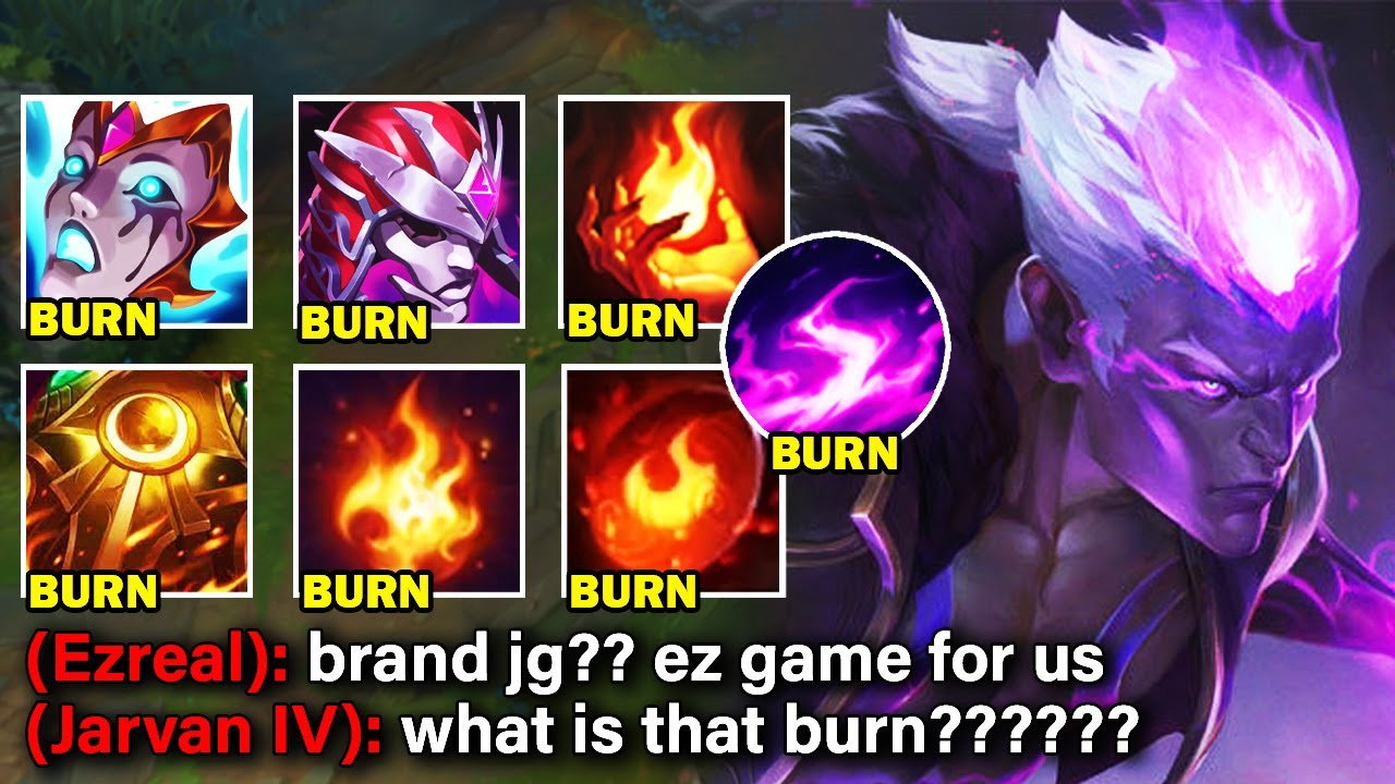 NEW 7X BURN BRAND BUILD ANNIHILATES THE ENEMY TEAM (SUPER OP) - YouTube