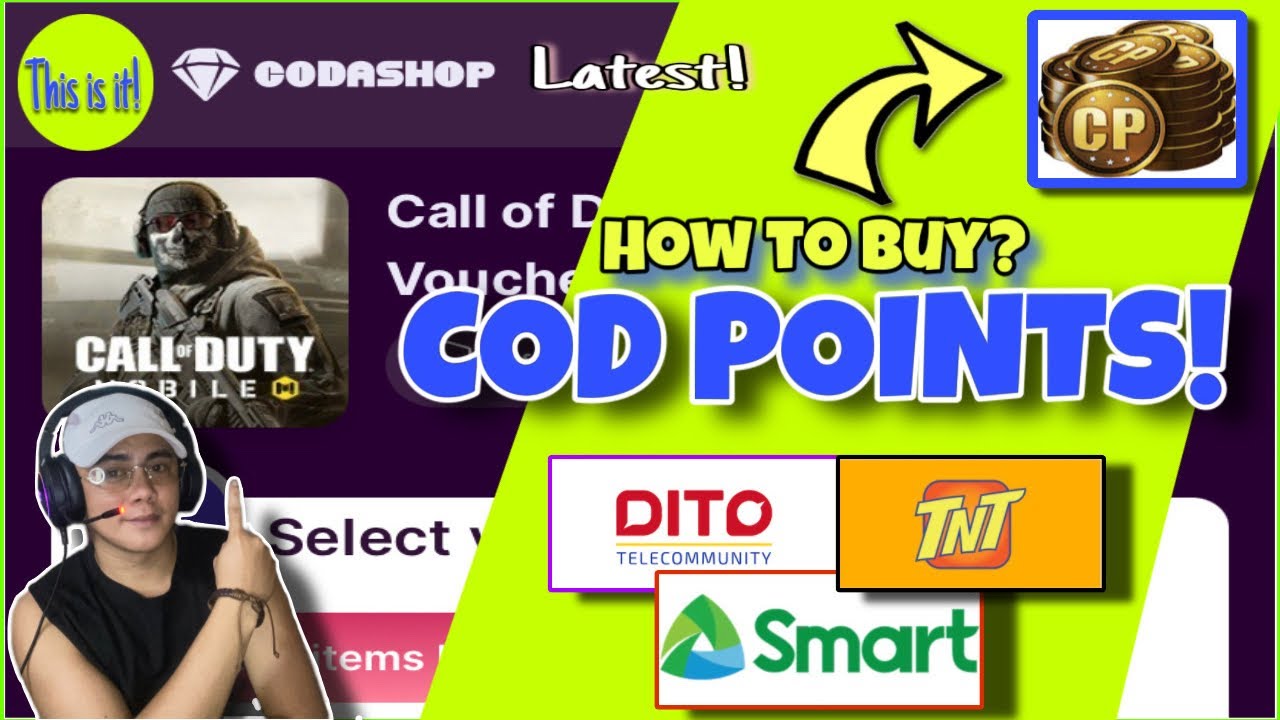 HOW TO RECHARGE CP OR COD POINTS ON CODASHOP FOR CALL OF DUTY MOBILE ...