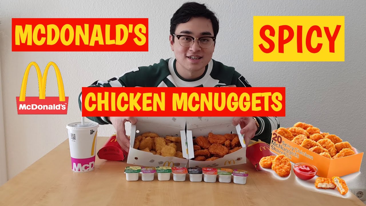 New Mcdonalds Spicy Chicken Mcnuggets First Look Taste Test Review