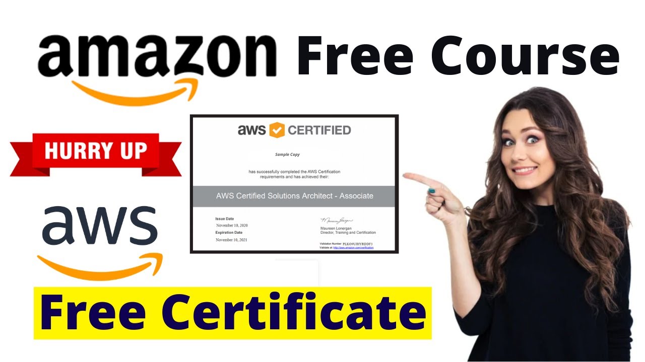 Amazon Free Course With Certificate | Amazon AWS Free Certification ...