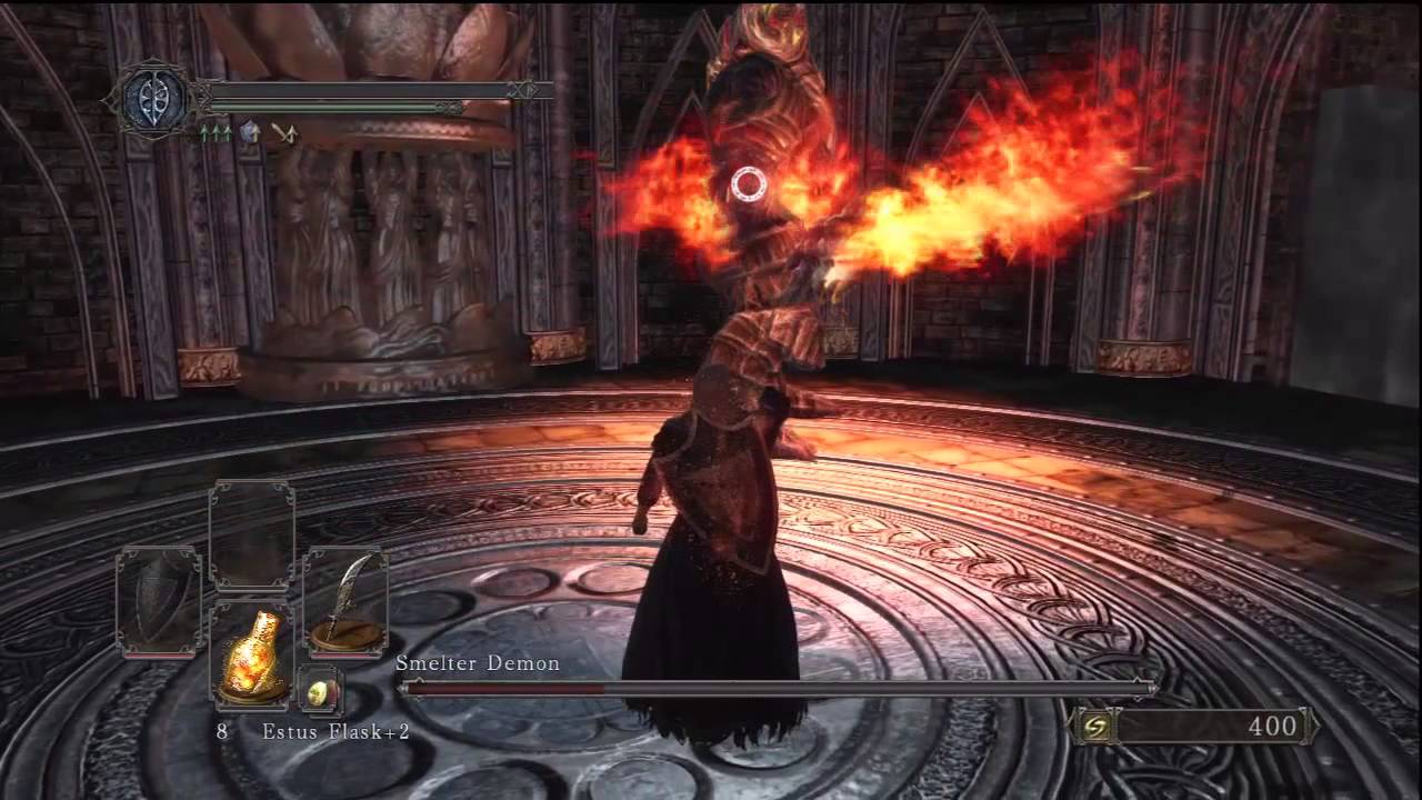 Dark Souls 2 - Smelter Demon Boss Fight [HD] (Melee) - YouTube