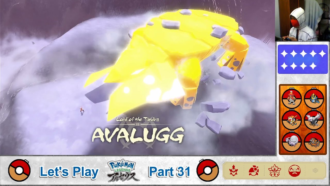 Lets Play Pokemon Legends Arceus Part 31 Avalugg, Lord of the Tundra ...