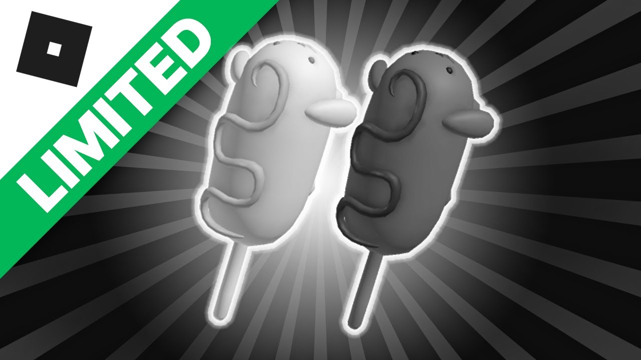 How to get White and Black Corn Dog in Roblox Limited UGC Item - YouTube