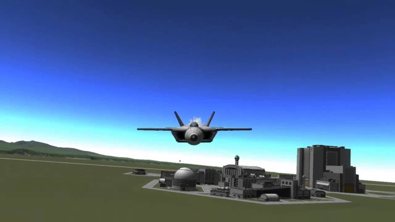 [KSP STOCK] F-22 Raptor (K-22) - YouTube