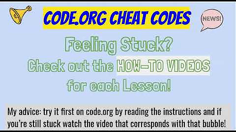 code.org Cheat Codes - YouTube