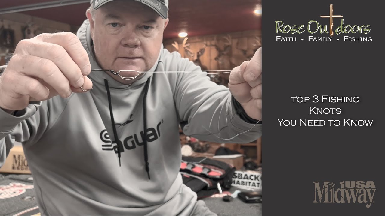 Top 3 Fishing Knots You Need to Know | Pro Angler Mark Rose - YouTube