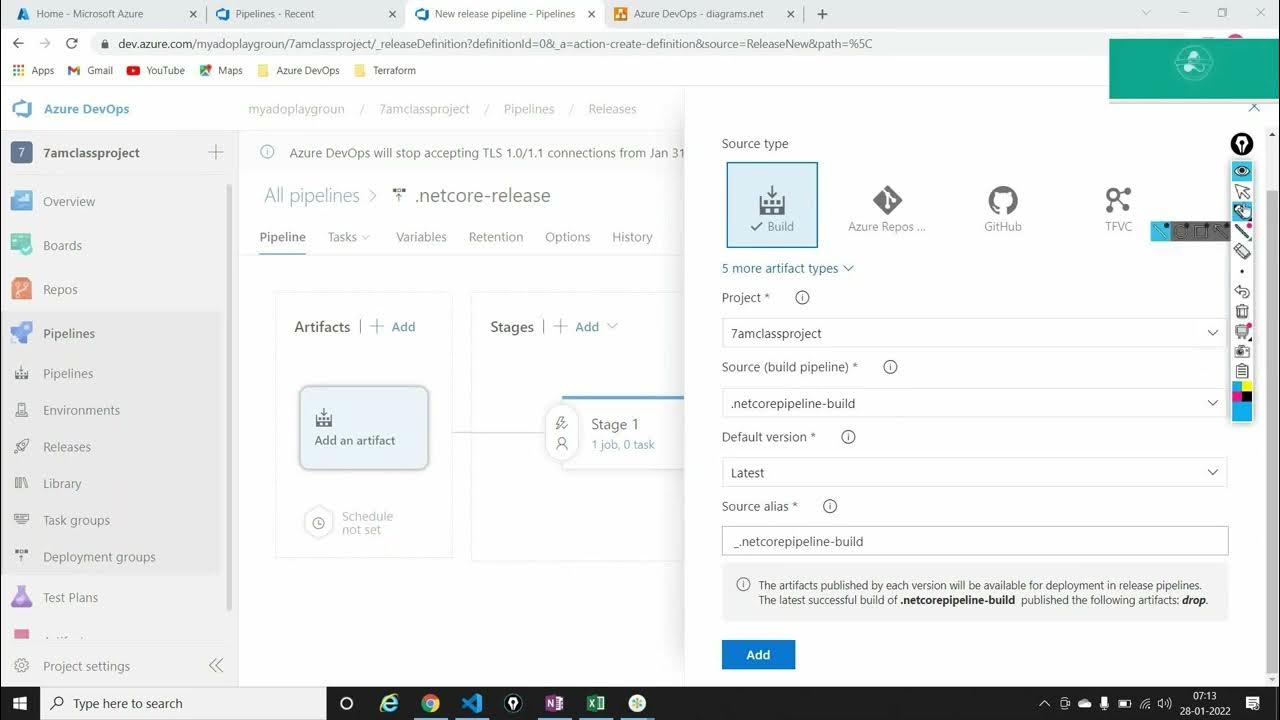 Azure DevOps Class48| Owner | Reader | Authenticating model # ...