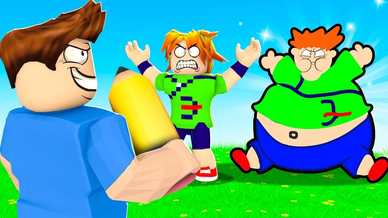 VIRAMOS TUDO QUE DESENHAR NO ROBLOX!! (Doodle Transform) - YouTube