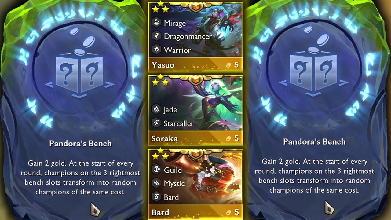 WHY I ALWAYS AUTO PICK PANDORA'S BENCH | Teamfight tactics TFT - YouTube
