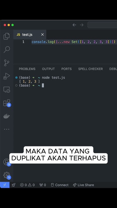 Hapus Duplikat di Array JS? Cuma Butuh 1 Baris Kode! 😱🔥 #CodingTips #coding #programming # ...