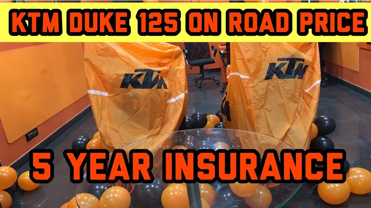 Ktm Duke 125 On Road Price With All Features And 5 Year Insurance 2018 ...