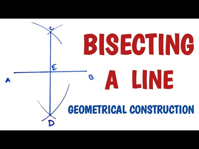 Bisect A Segment Constructions