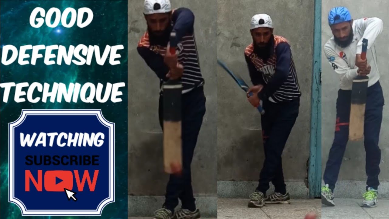 best defensive shots in cricket - YouTube