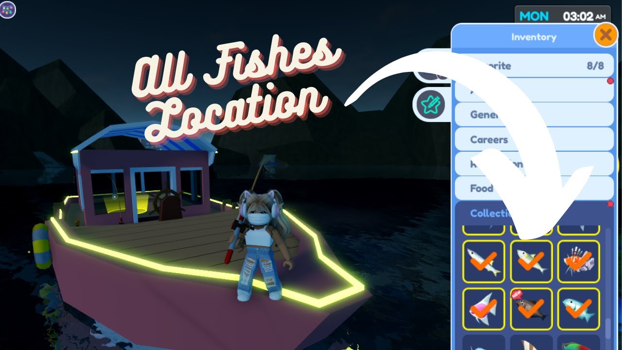 LIVETOPIA COLLECTION -ALL FISHES LOCATIONS //UPDATE 24 //Livetopia ...