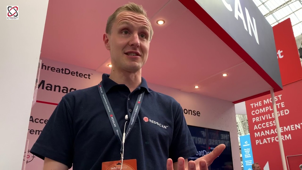Infosecurity x CREST: Simon Monahan (Redscan) interview - YouTube