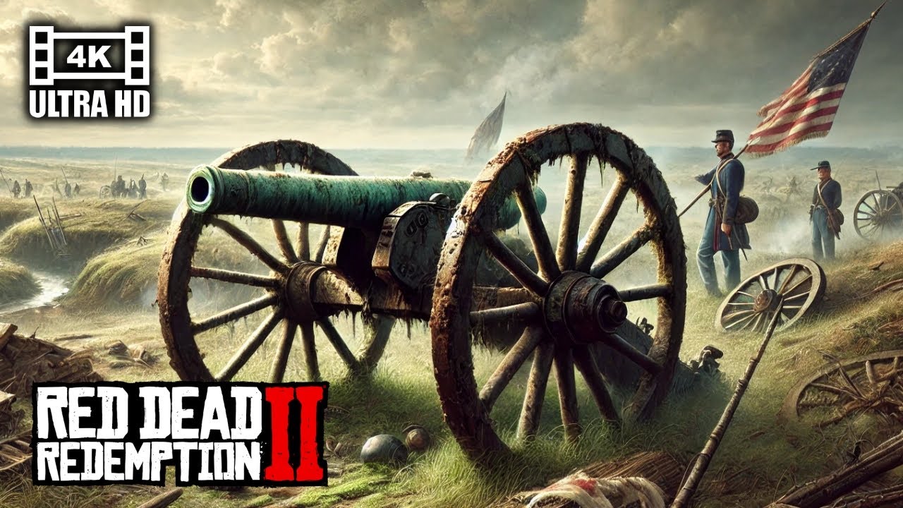 This is where the Civil War take place in RDR2... - YouTube
