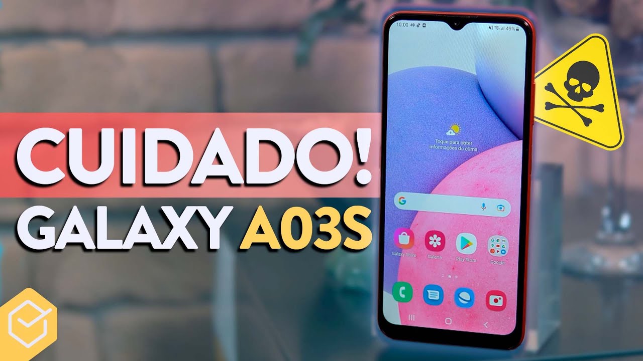 SAMSUNG GALAXY 03S - esse SMARTPHONE BARATO vale a pena? // Análise ...