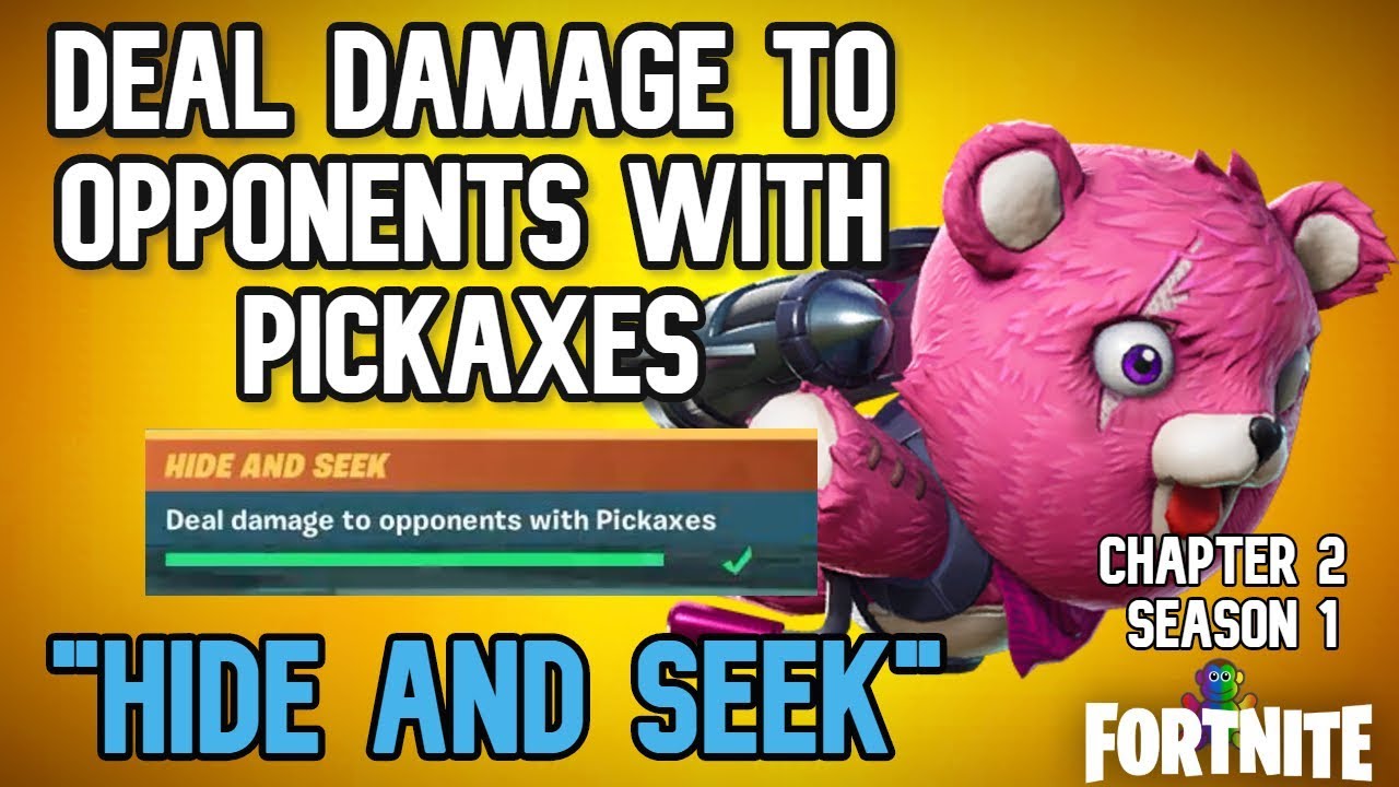 Fortnite - Deal Damage to Opponents with Pickaxes - Chapter 2 Season 1 ...
