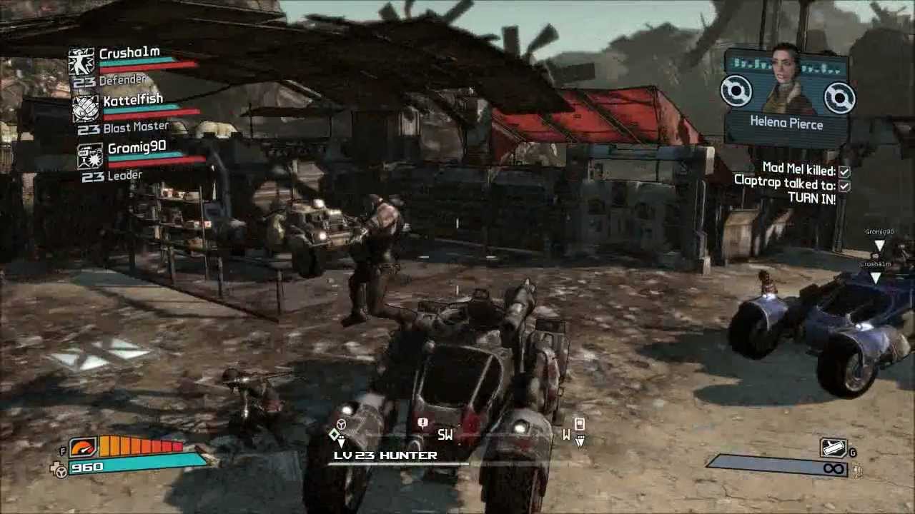 [Co-Op Gamesession] - Borderlands - Part 7: Racing Track & Mothrakk 2/4 ...