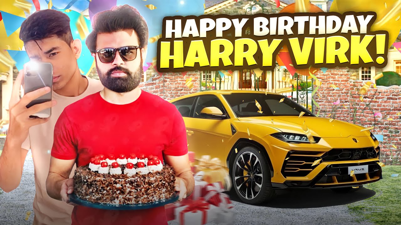 HAPPY BIRTHDAY HARRY VIRK ️ 🎂 #paradiserp - YouTube