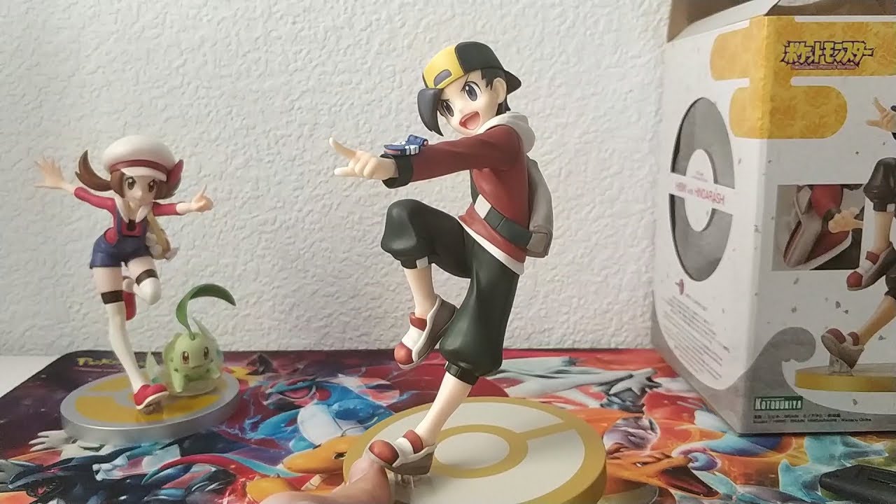 Unboxing Figura Ethan y Cyndaquil kotobukiya - YouTube
