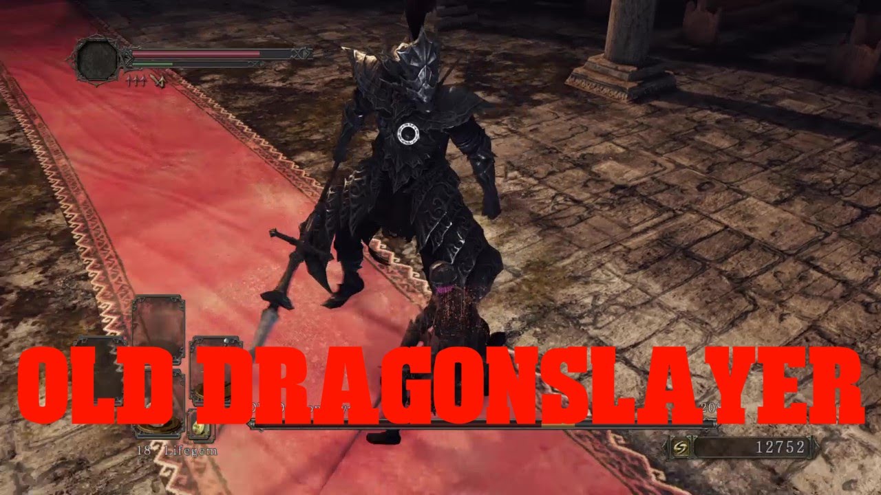 Dark Souls II Old Dragonslayer Boss Fight - YouTube