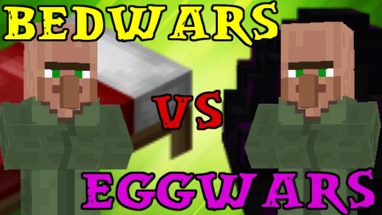 Minecraft BEDWARS vs EGGWARS - YouTube