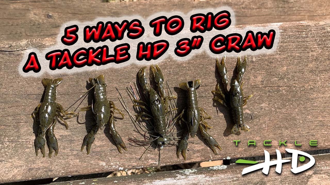 How to Rig a Tackle HD Craw - YouTube