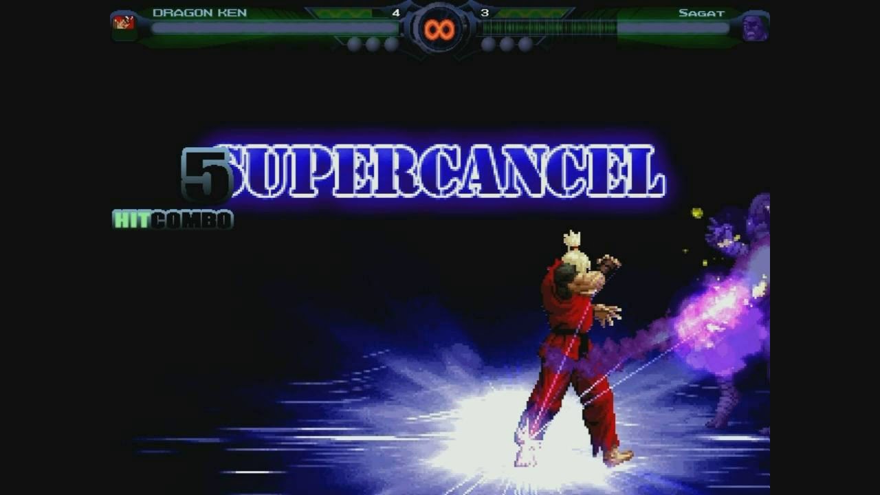 Mugen Dragon Ken gameplay by KingKong_Cihan - YouTube