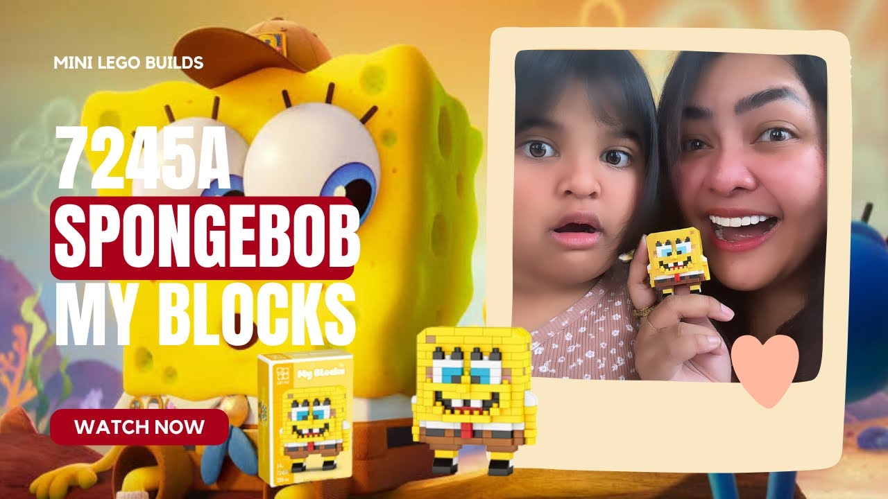 MINI LEGO BUILDS SPONGEBOB 7245A MY BLOCKS TUTORIAL - YouTube