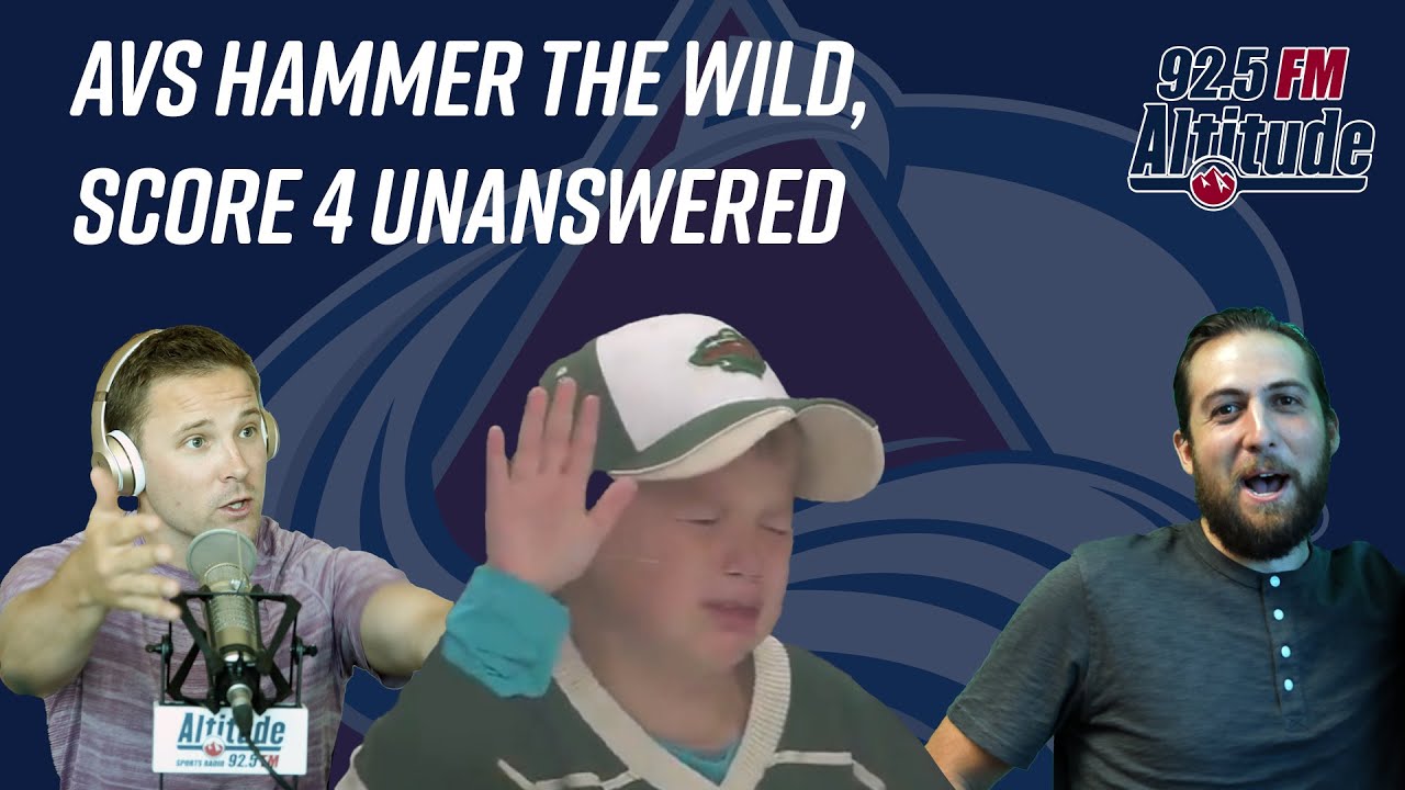 Avs Hammer Wild 5-2 - Ready for Weekend Rest: ASR 92.5 Between The ...