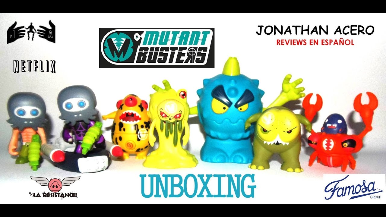 MUTAN BUSTERS II Toy Review Juguete Revisión en Español Jonathan Acero ...
