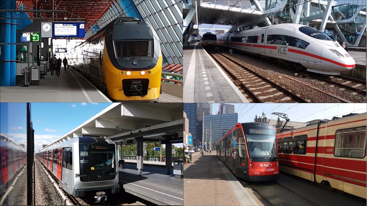 Train Metro Tram Bus Ferry Mix Compilation - YouTube