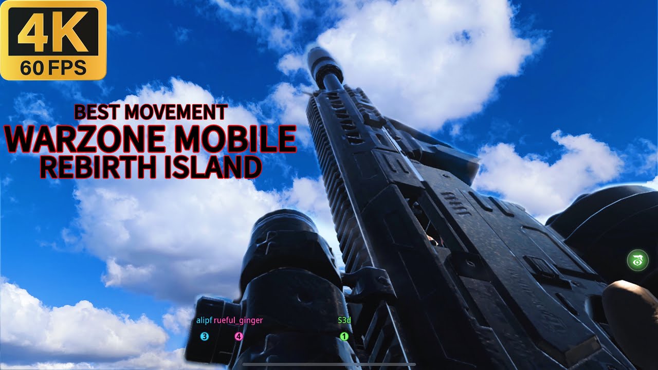 WARZONE MOBILE REBIRTH ISLAND GAMEPLAY #1 Movement Player vs All ...