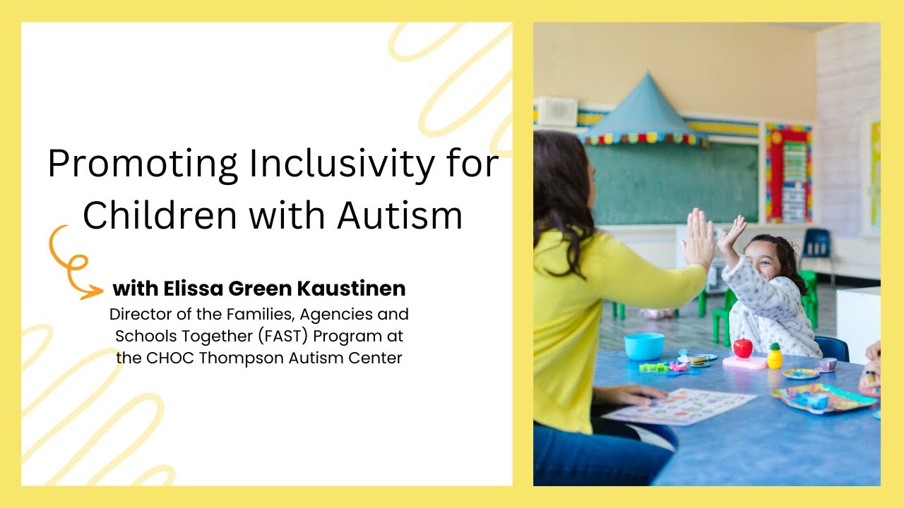 Promoting Inclusivity for Children with Autism - YouTube