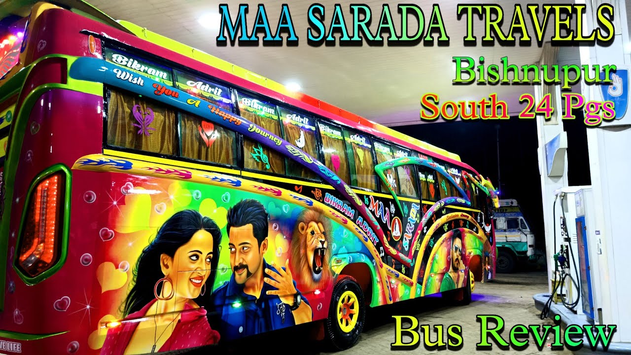 Maa Sarada Travels / Tourist Bus Review / car bus lover - YouTube