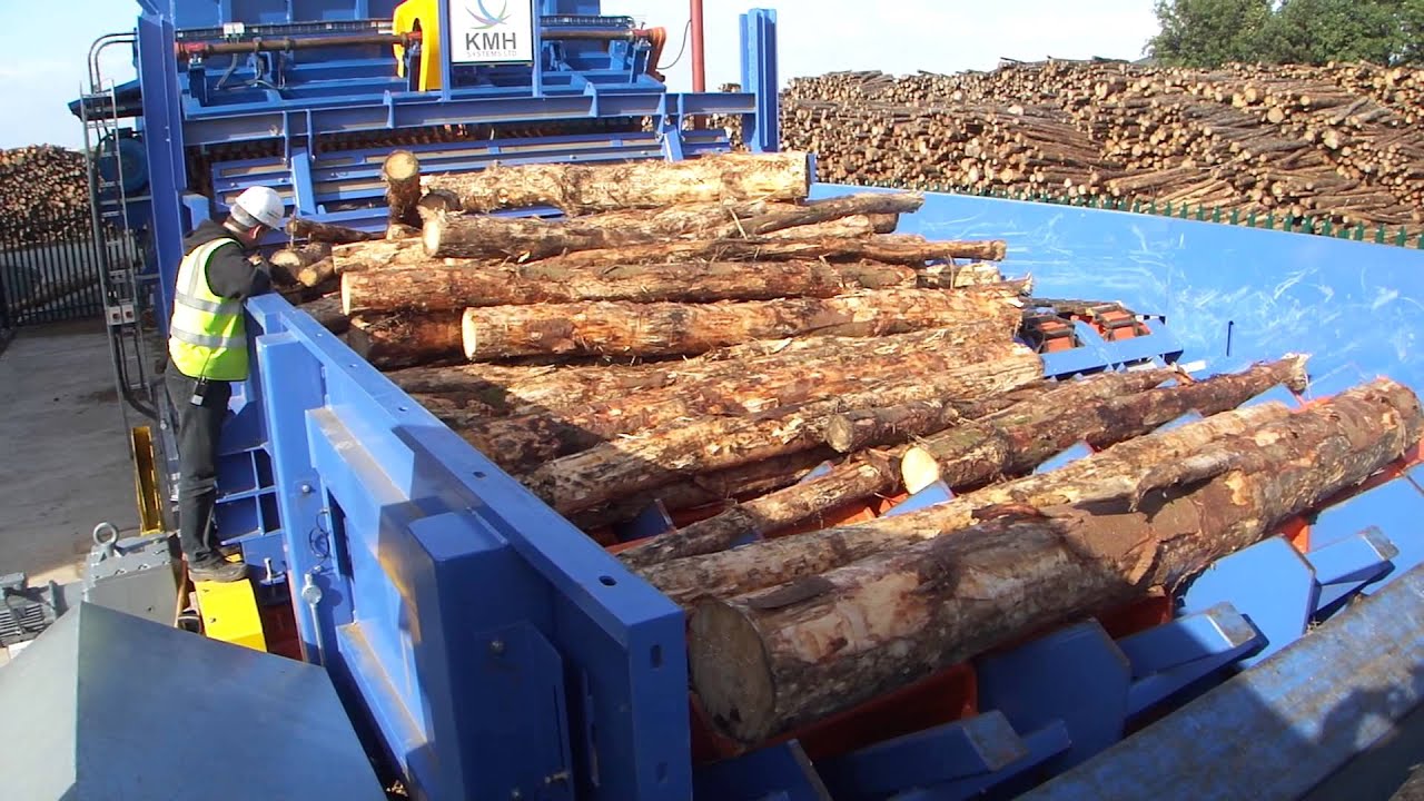 IEM Debarker - Log kicker - YouTube