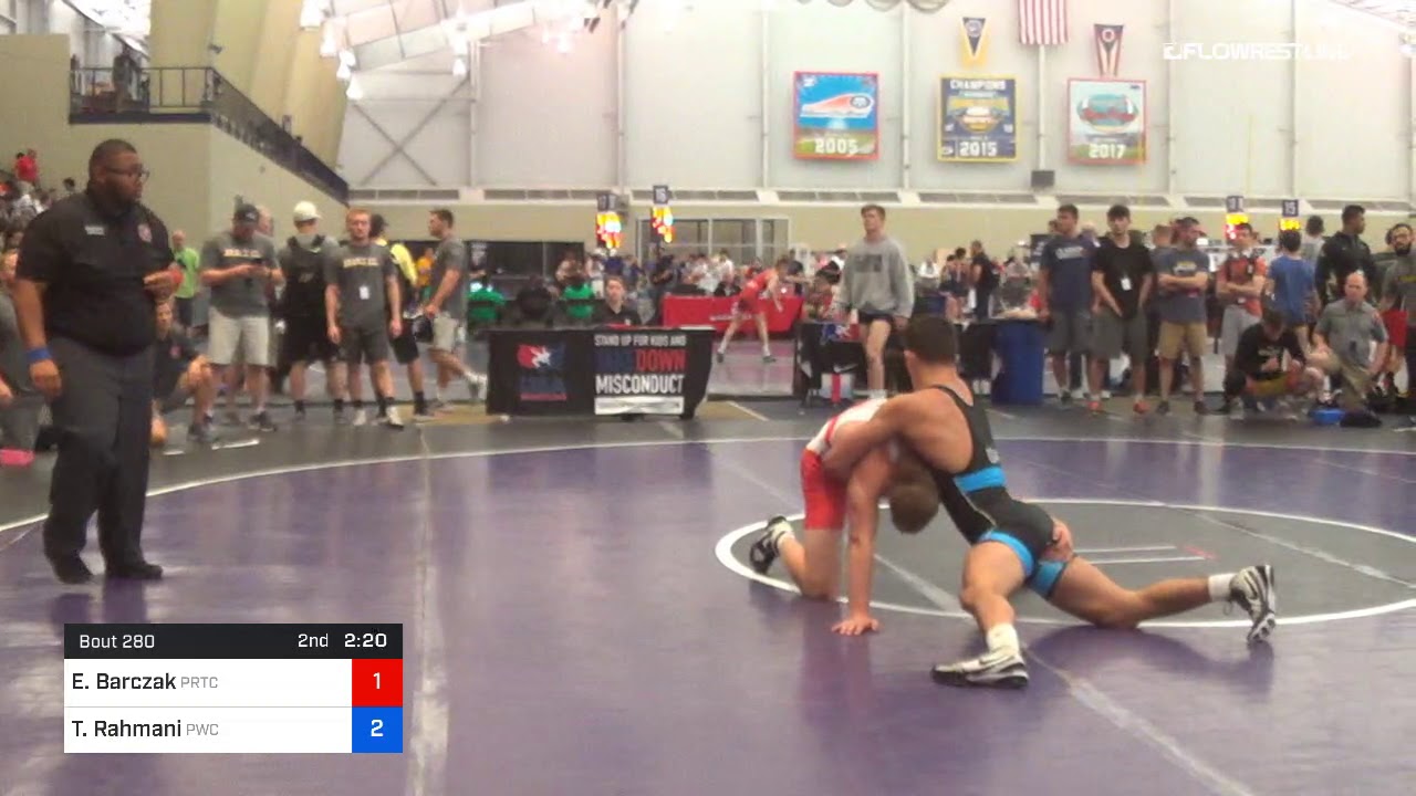 74 Kg Round Of 64 Evan Barczak PRTC Vs Taleb Rahmani Pittsburgh ...